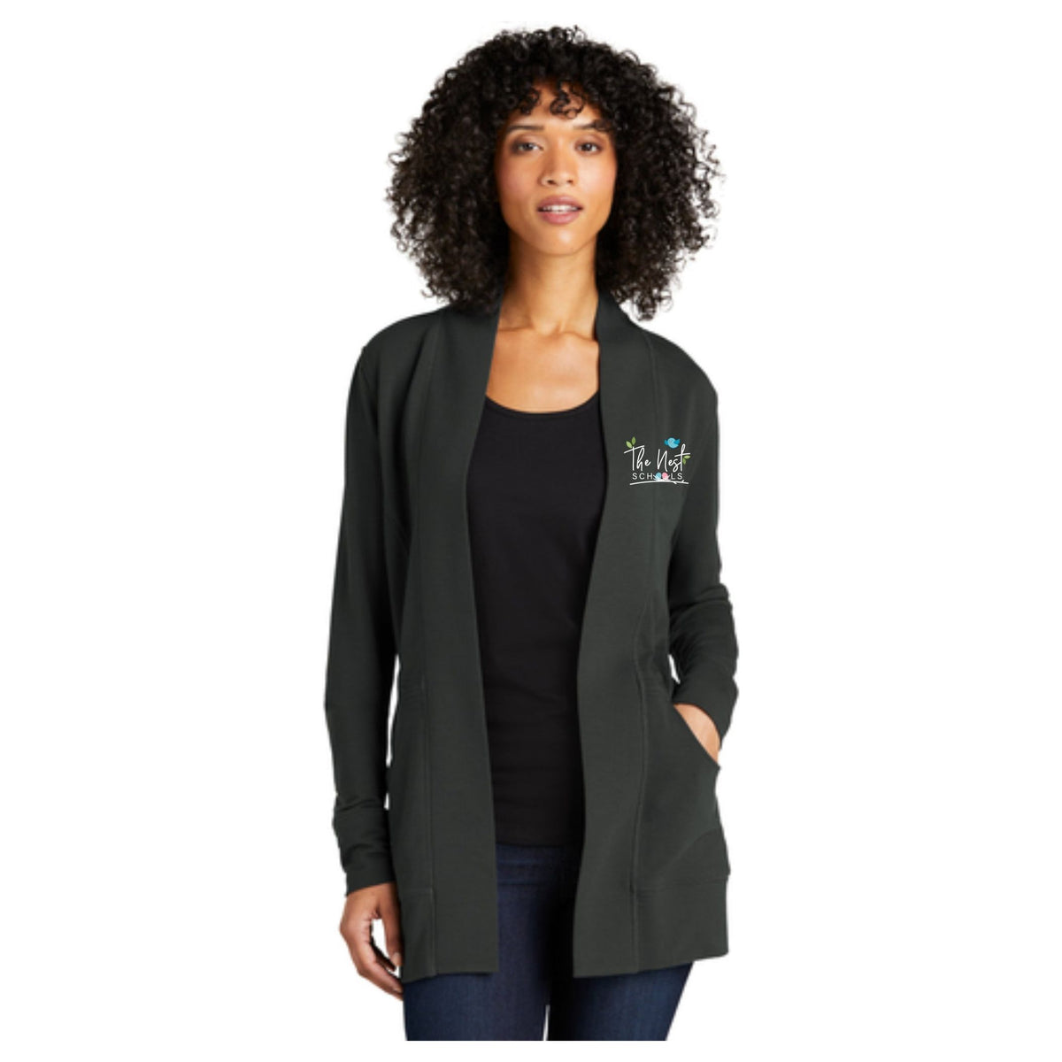 Port Authority® Ladies Microterry Cardigan – thenestschoolsmarketplace.com